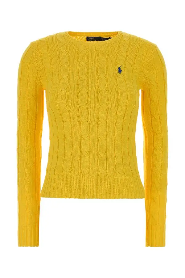 Polo Ralph Lauren Polo-inspired Cotton Knit Sweater For - Yellow