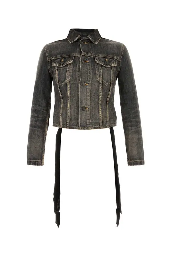 Balenciaga Classic Denim Jacket - Black