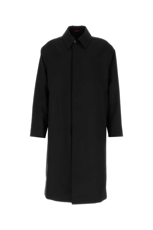 Gucci Wool Overcoat With Cupro Lining