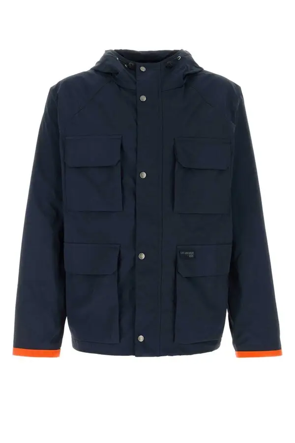 FAY Nylon Zip-up Hooded Windbreaker Jacket