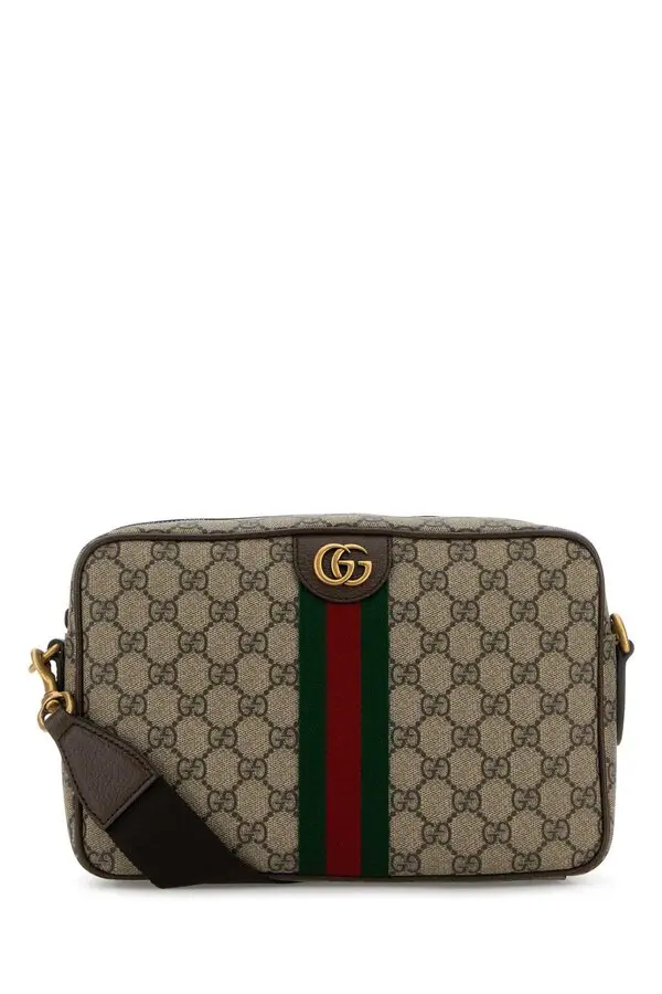 Gucci 27 Cm Canvas Mini Crossbody Handbag