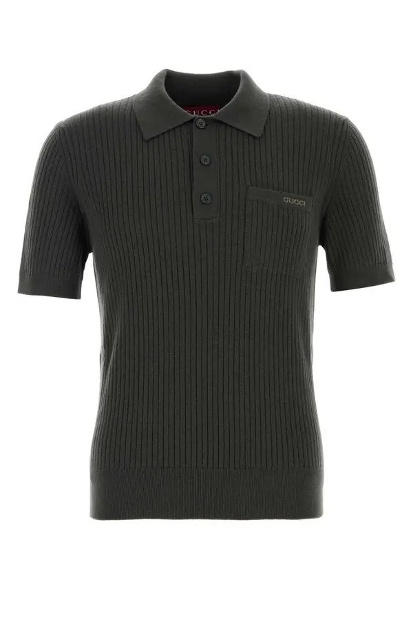 Gucci Wool-cashmere Polo Shirt