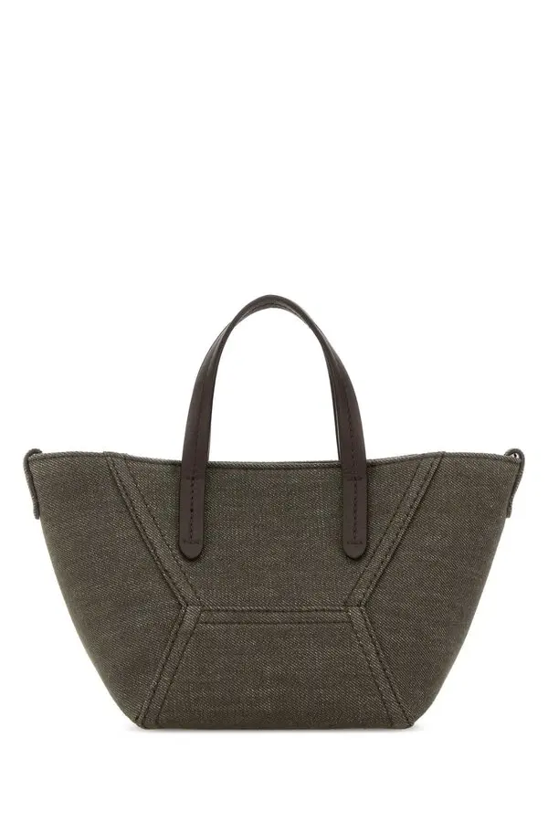 Brunello Cucinelli Fabric Handbag With Adjustable Shoulder Strap