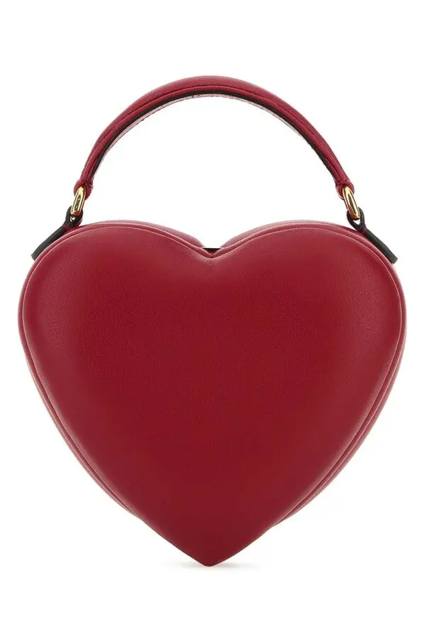 Moschino Love Me Mini Nappa Leather Handbag, Gold-tone Hardware