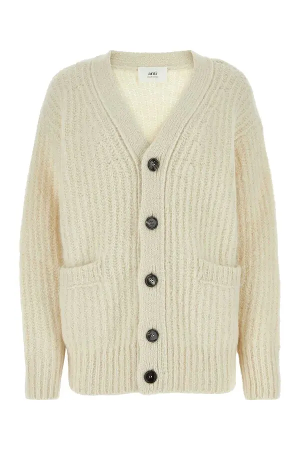 AMI Paris Alpaca-blend Cardigan
