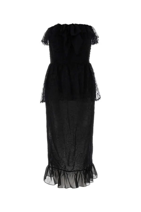 Alessandra Rich Lace Mini Dress
