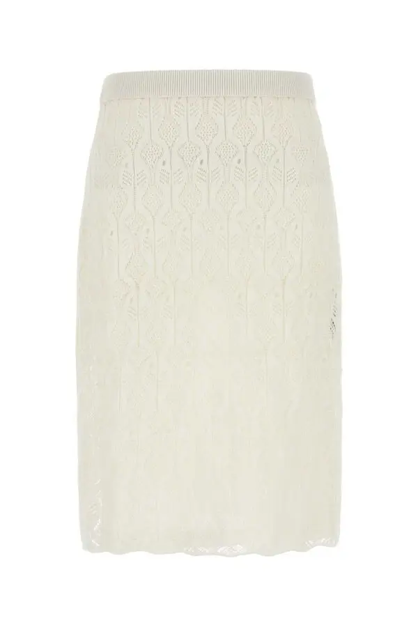 Bottega Veneta Lace Mini Skirt