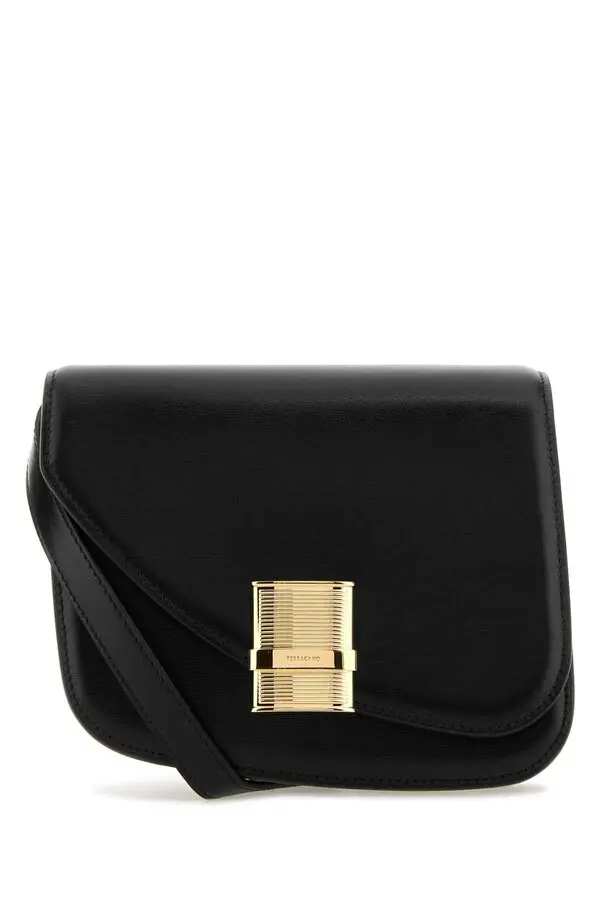 FERRAGAMO 19cm Leather Crossbody Handbag With Adjustable Shoulder Strap
