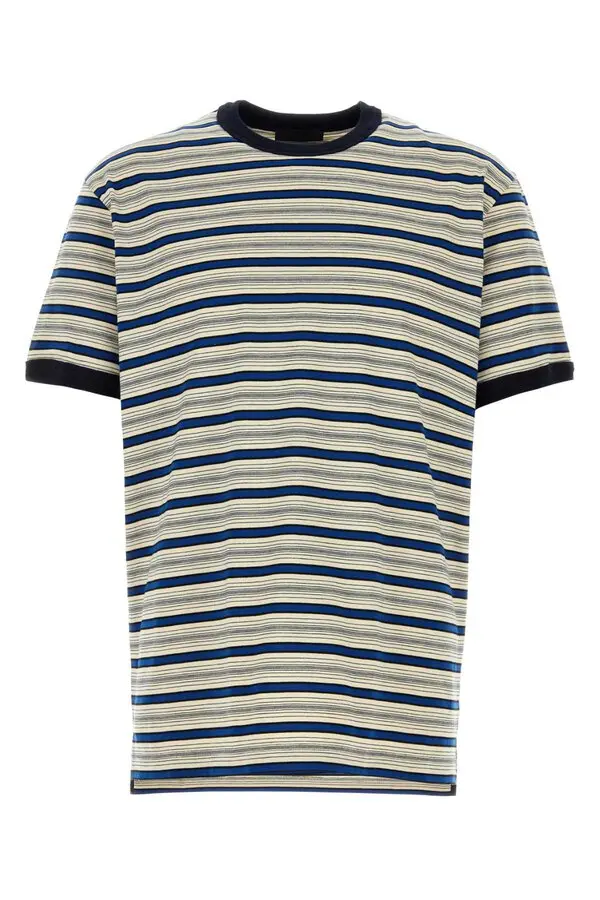 Prada Embroidered Cotton T-shirt