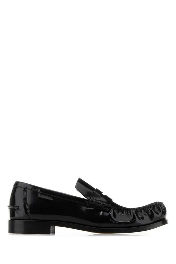 Bottega Veneta Leather Loafers - Black