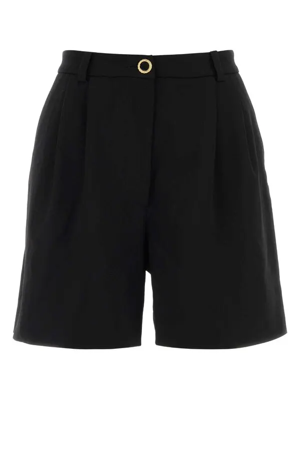 Alessandra Rich Stretch Crepe Bermuda Shorts