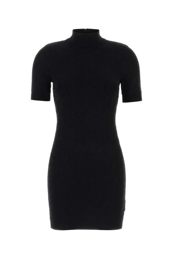 Michael Kors Knit Mini Dress With High Neck