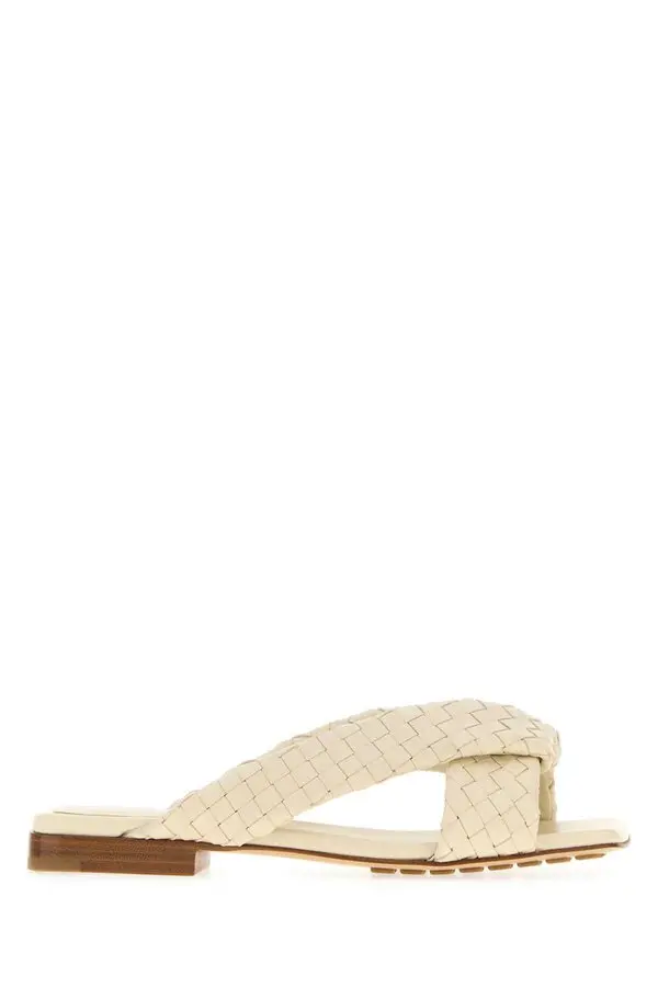 Bottega Veneta Nappa Leather Riva Slippers