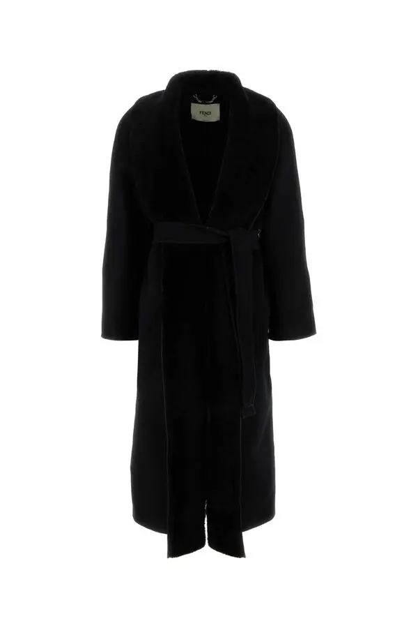 Fendi Wool-blend Jacket - Black