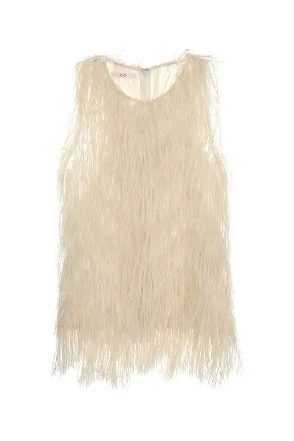Co Embellished Nylon-blend Top