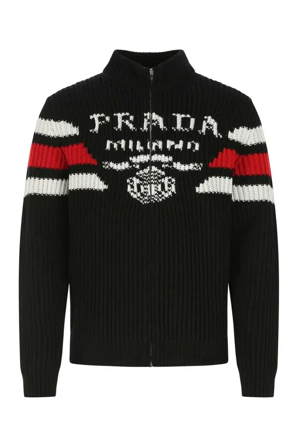 Prada Cashmere Cardigan - Black