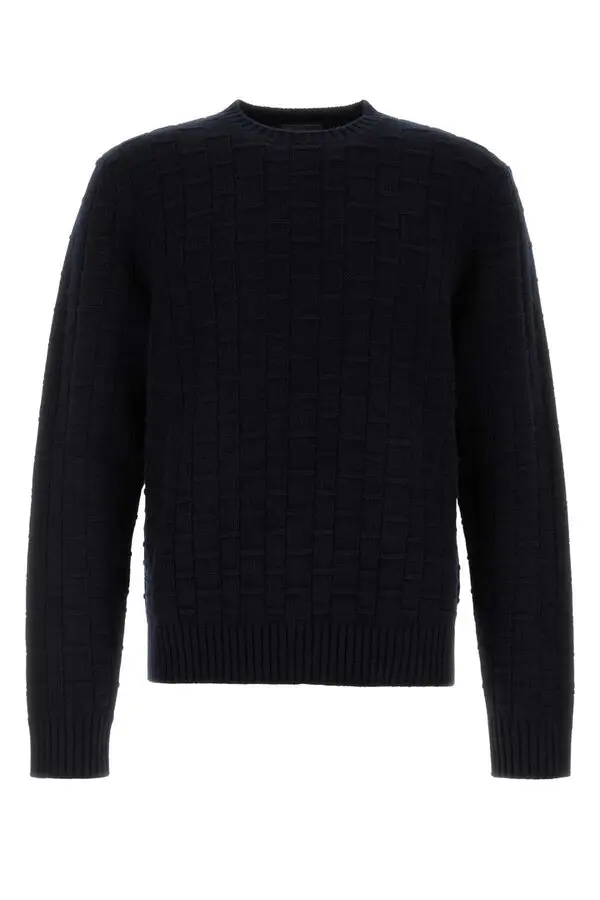 Prada Midnight Wool And Cashmere Blend Sweater