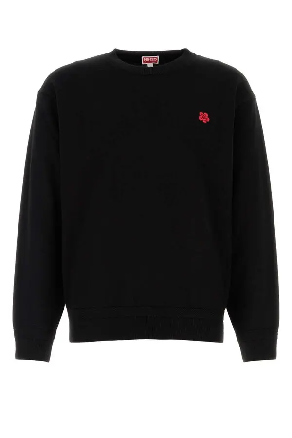 Kenzo Embroidered Flower Logo Crewneck Sweater