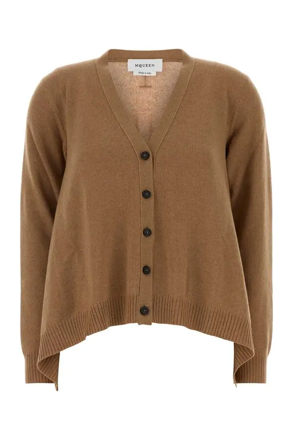 Alexander McQueen Cashmere Blend Oversized Cardigan
