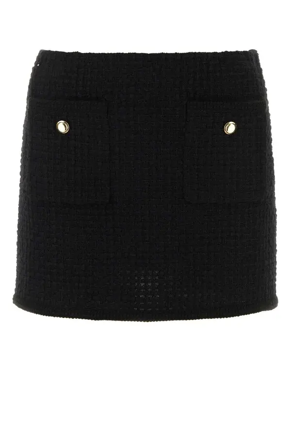 Miu Miu Boucle Loop Mini Skirt