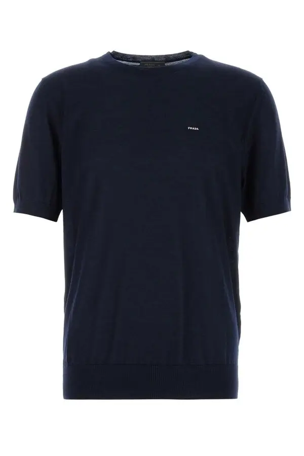 Prada Virgin Wool Knit Sweater For