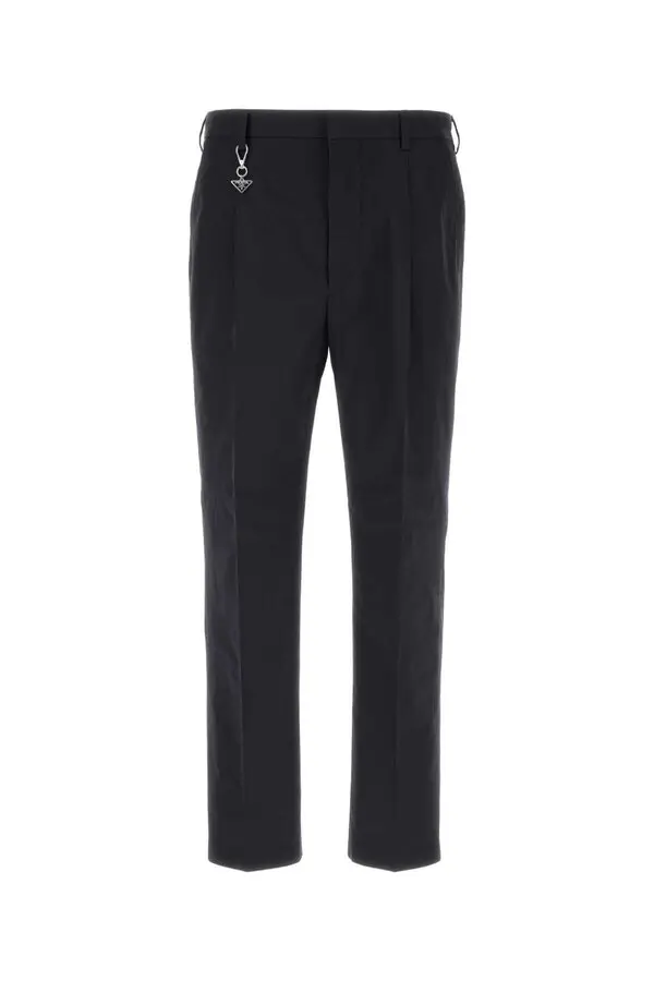 Prada Cotton Poplin Pants - Blue