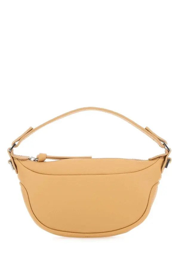By Far Mini Sand Leather Ami Handbag