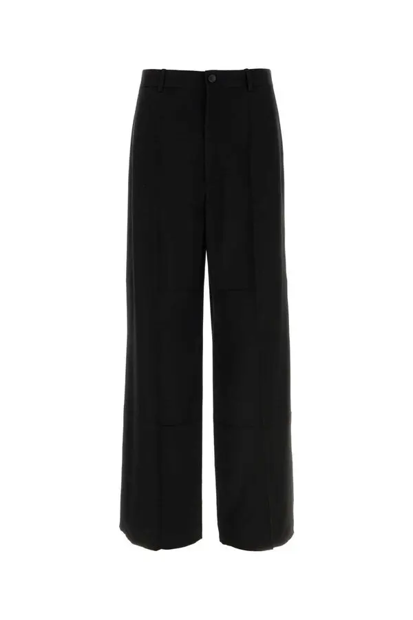 Balenciaga Twill Wide-leg Trousers