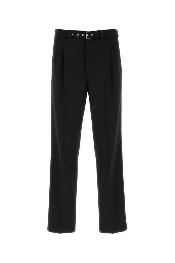 Prada Virgin Wool Tailored Pants For