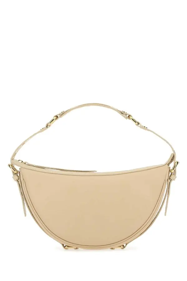 By Far Cream Leather 22 Cm Gib Shoulder Handbag