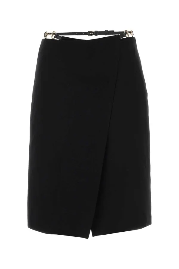 Gucci Virgin Wool Skirt - Black