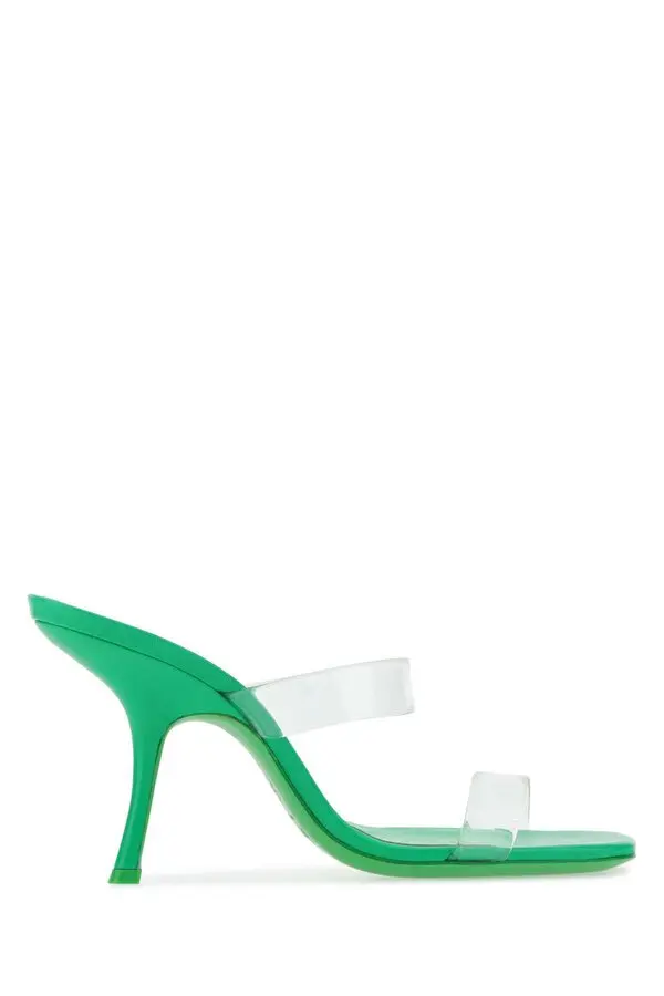 By Far Clara Flat 9 Cm Heel - Green