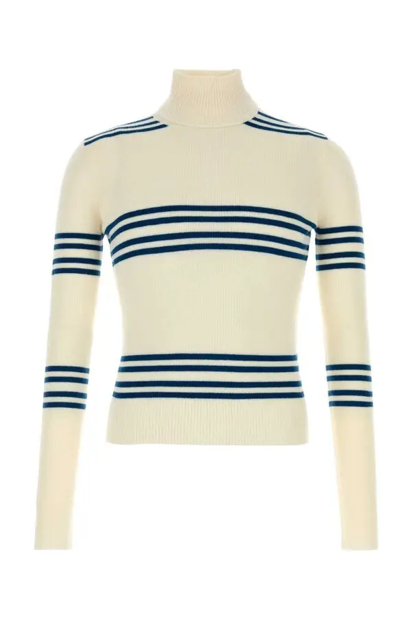 Prada Embroidered Virgin Wool Sweater