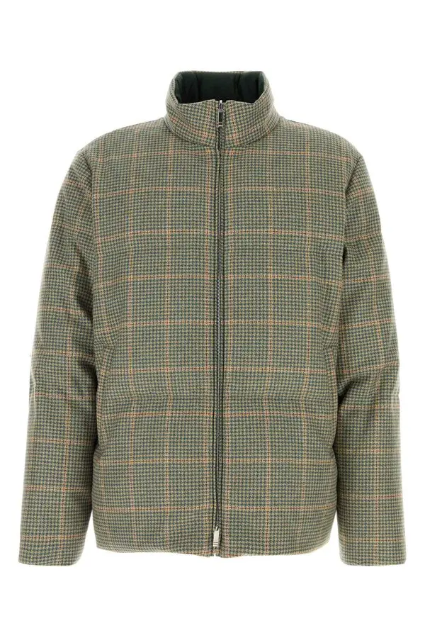 Thom Browne Embroidered Wool Down Jacket - Printed