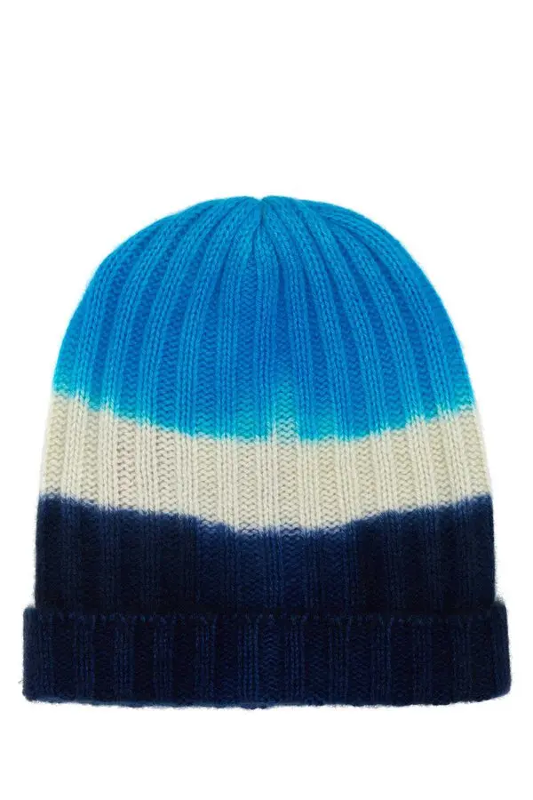 THE ELDER STATESMAN 100% Cashmere Beanie Hat For