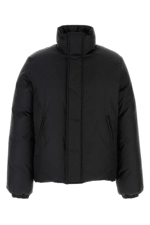 Alexander McQueen Quilted Nylon Down Jacket With Feathered Warmth