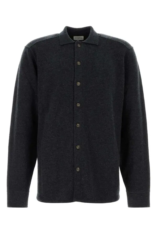 Le Kasha 100% Cashmere Minsk Shirt - Black