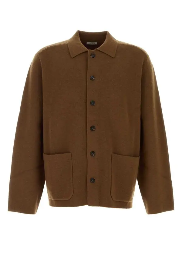 Le Kasha Organic Cashmere Cardigan - Brown