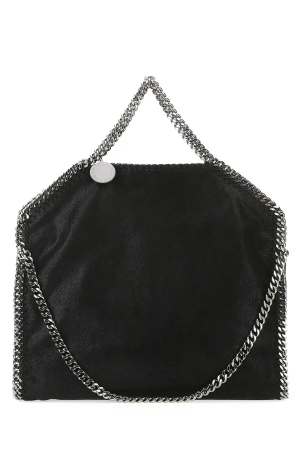 Stella McCartney Medium Shaggy Deer Falabella Shoulder Handbag - Black