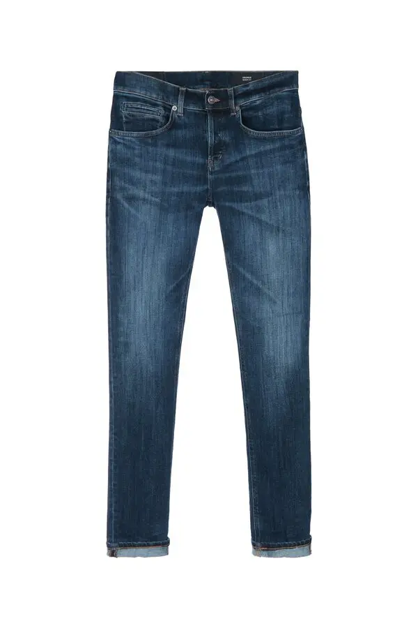 DONDUP Five-pocket Denim Jeans - Darkblue