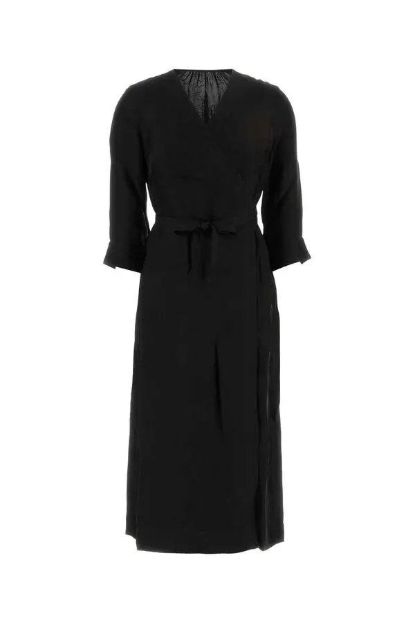 UMA WANG Anthea Viscose Blend Midi Dress