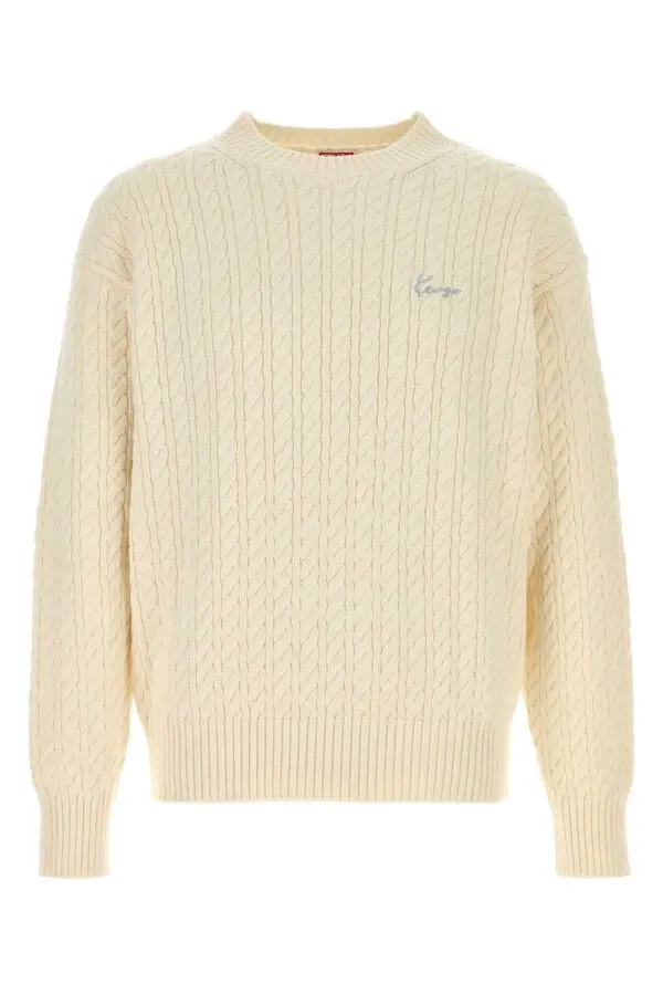 Kenzo Cable Knit Cotton-wool Sweater