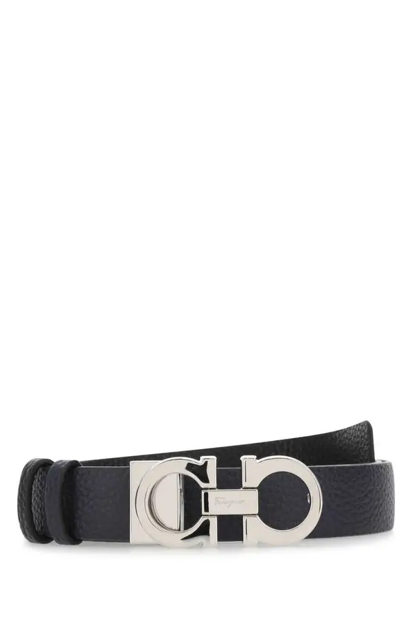 FERRAGAMO Reversible Leather Belt, 2.5 Cm Width