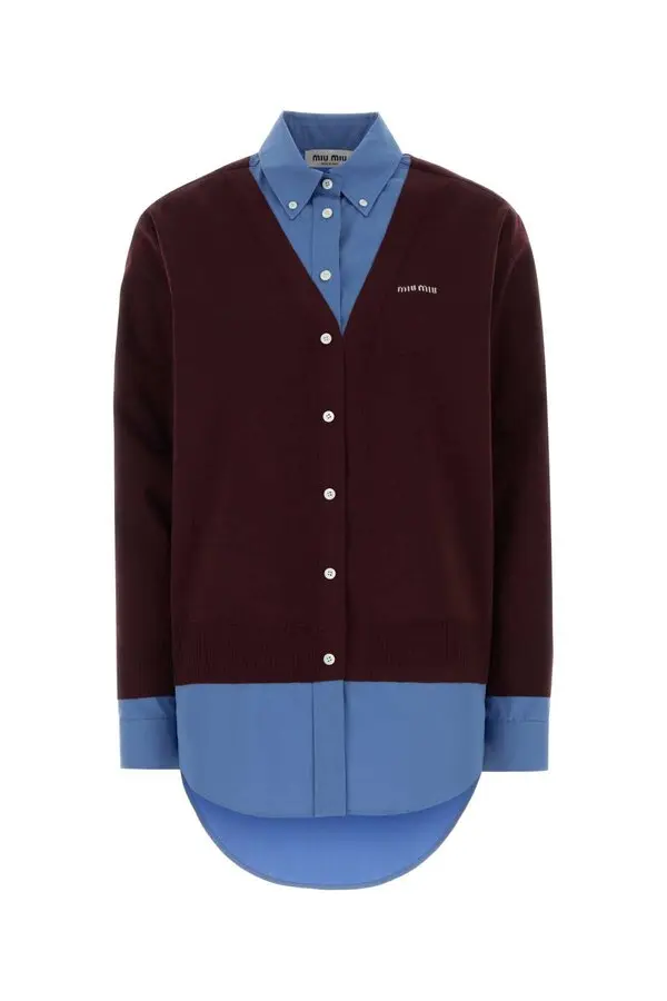 Miu Miu Virgin Wool Cardigan For
