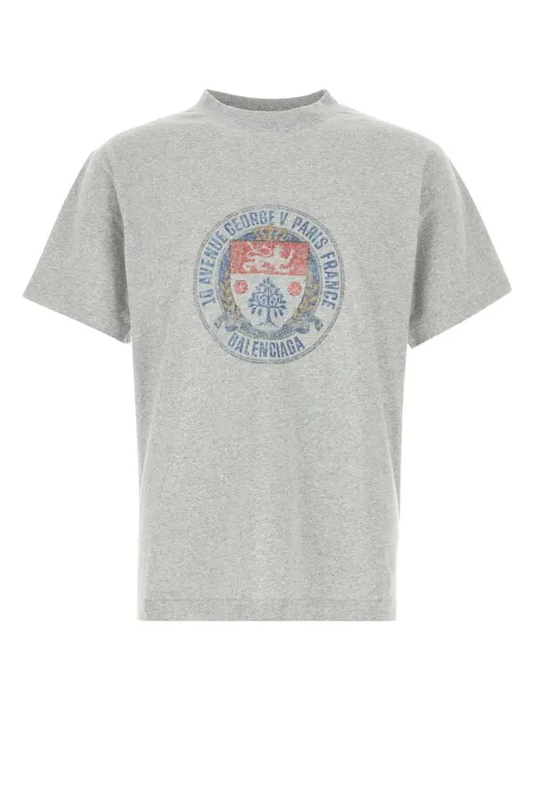 Balenciaga Cotton Crewneck T-shirt