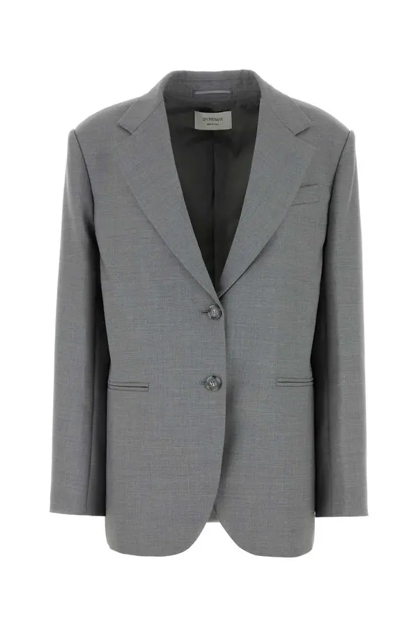 Sportmax Wool Baffo Blazer