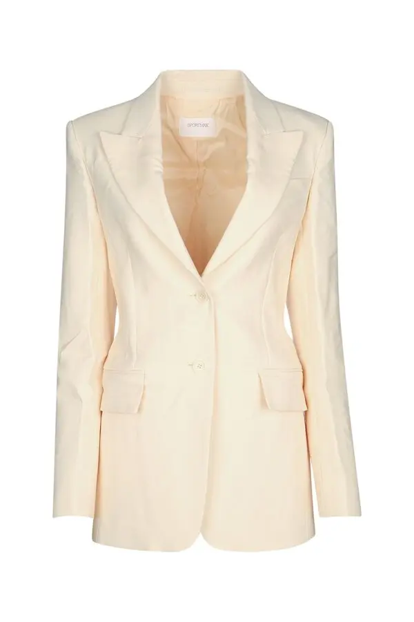 Sportmax Zermat Tailored Jacket - Vaniglia