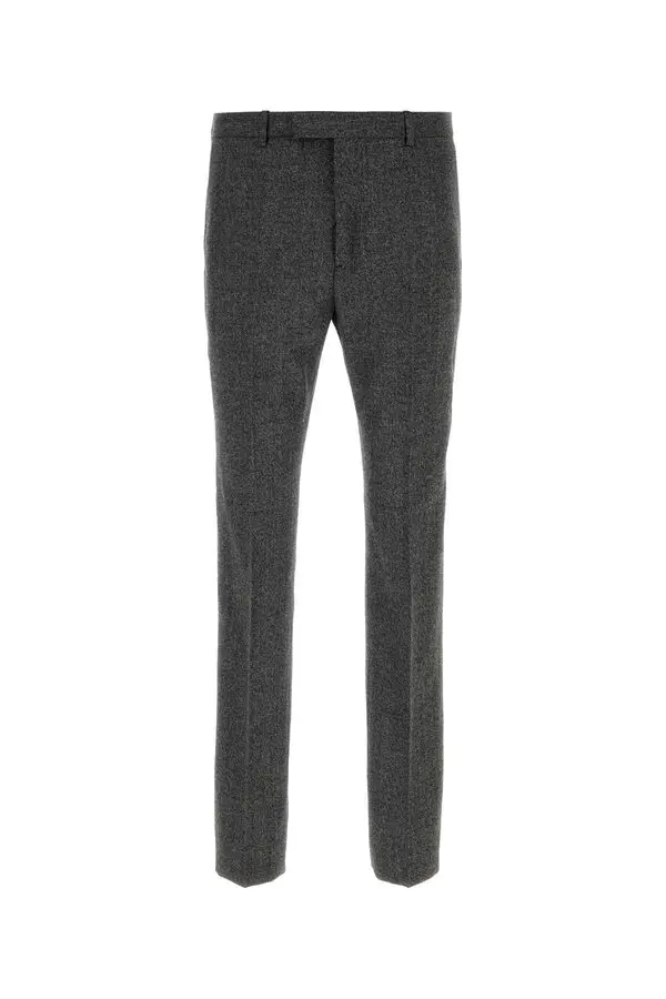 Gucci Wool Melange Straight-leg Tailored Trousers