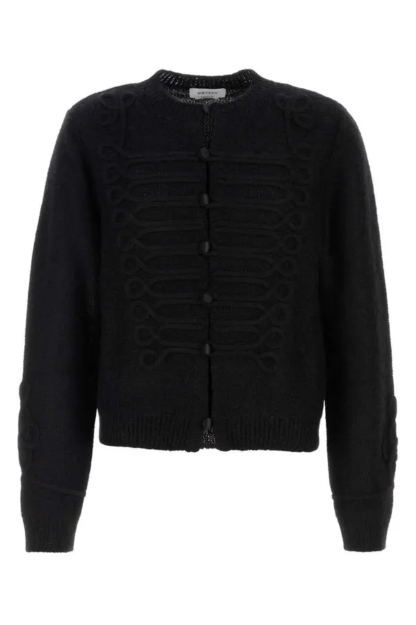 Alexander McQueen Viscose Blend Cardigan With Mohair
