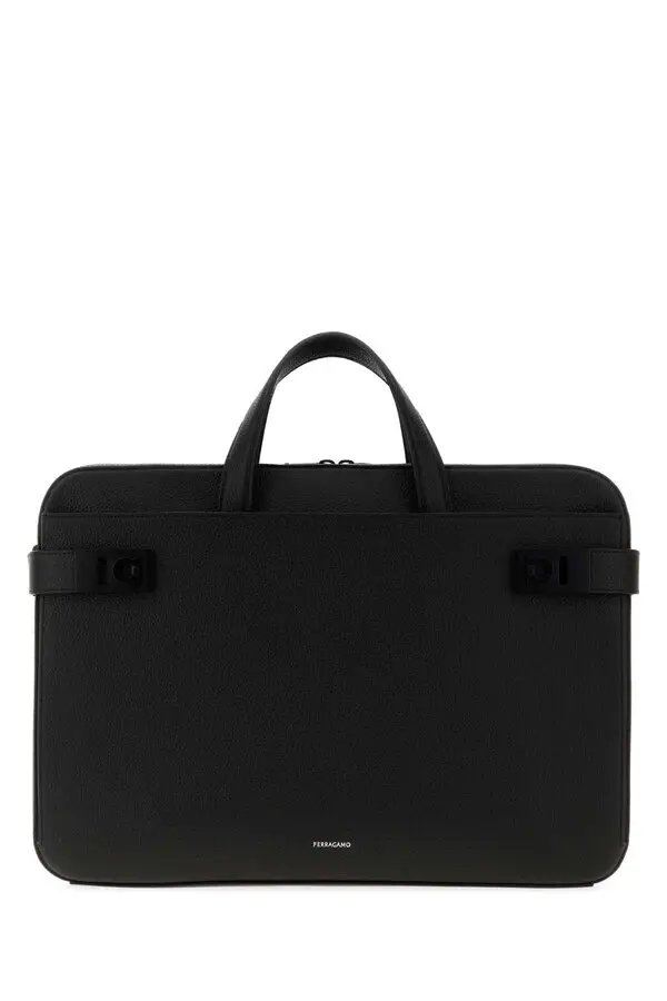 FERRAGAMO 40 Cm X 30 Cm X 9 Cm Leather Briefcase For